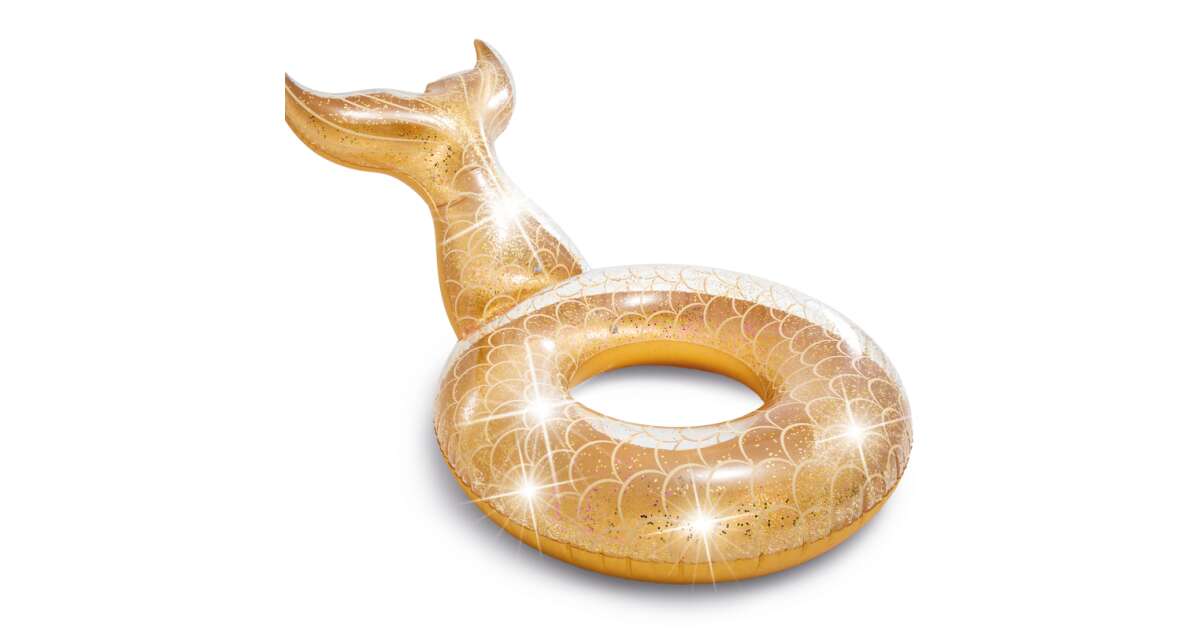 Mermaid giant floating ring up to 100 kg, 107 cm diameter inflatable ...