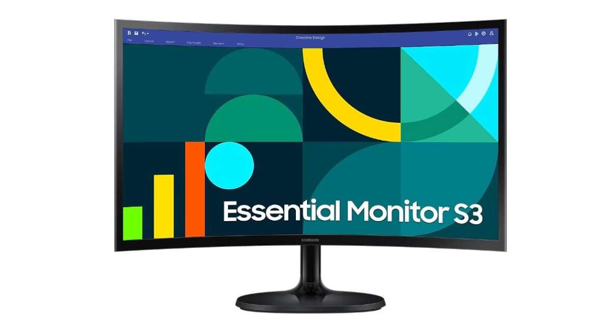 SAMSUNG 24 LS24D360GAUXEN FHD IPS 16:9 4ms ívelt monitor | Pepita.hu