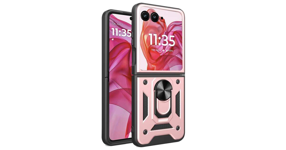Motorola Razr 50 Ultra tok, Slide and Snap, CamShield, Rose Gold ...