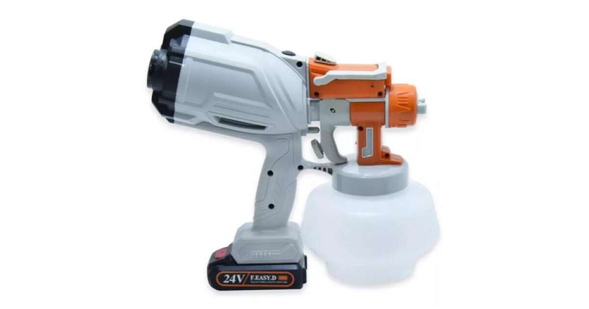 Cordless Akkumulátoros Festékszóró Pisztoly, 24V SL-0122 | Pepita.hu