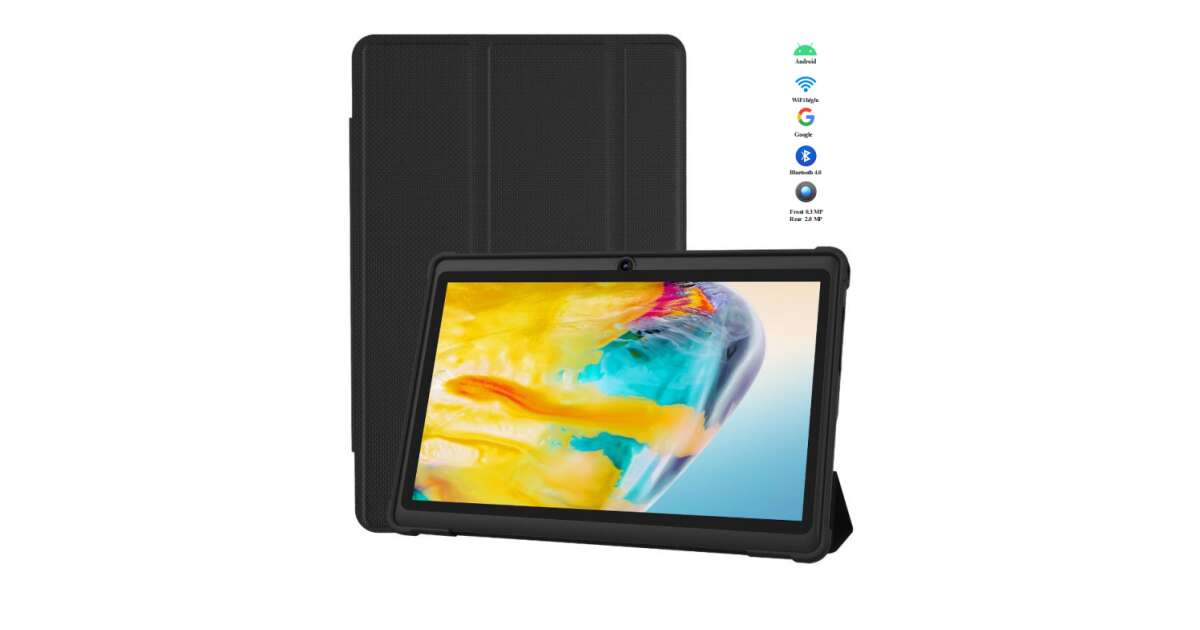 ILIKE 7 K7 Pro Android Wifi Tablet PC Fekete tokkal, 2GB RAM 32 GB ROM ...