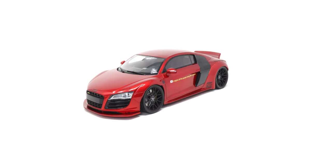 Audi R8 BY LBWK piros 2022 modell autó 1:18 | Pepita.hu