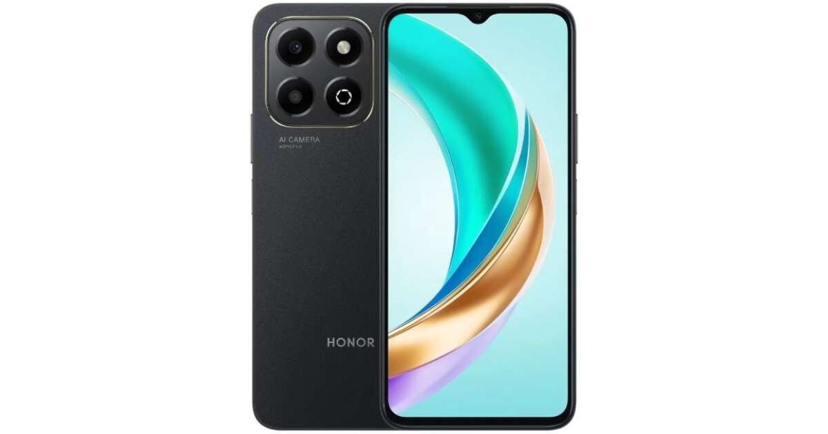 Honor X6b, 16,7 cm (6.56), Dual SIM, 4G, 50Mpx, 4 GB RAM, 128 GB, Fekete, Okostelefon | Pepita.hu