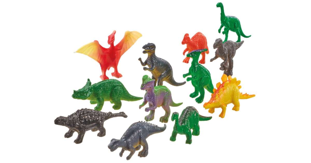 Dinosaurs set of figurines, 60 db (56372) Dinosaurier, mit add on ...
