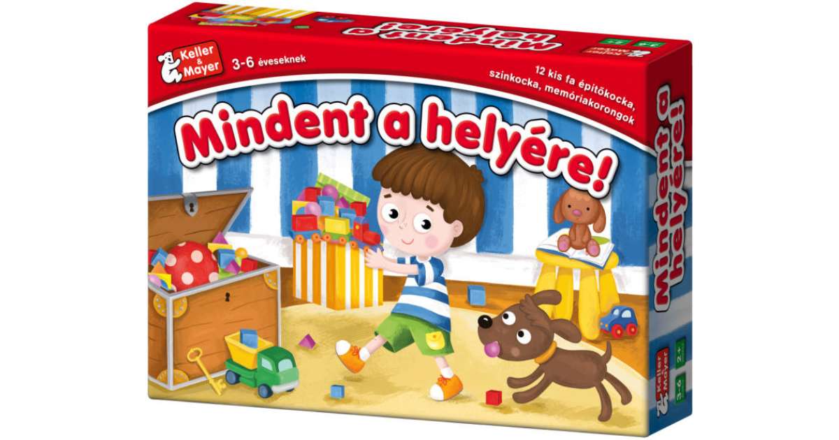 Alles an seinen Platz Lernspiel. | Pepita.com