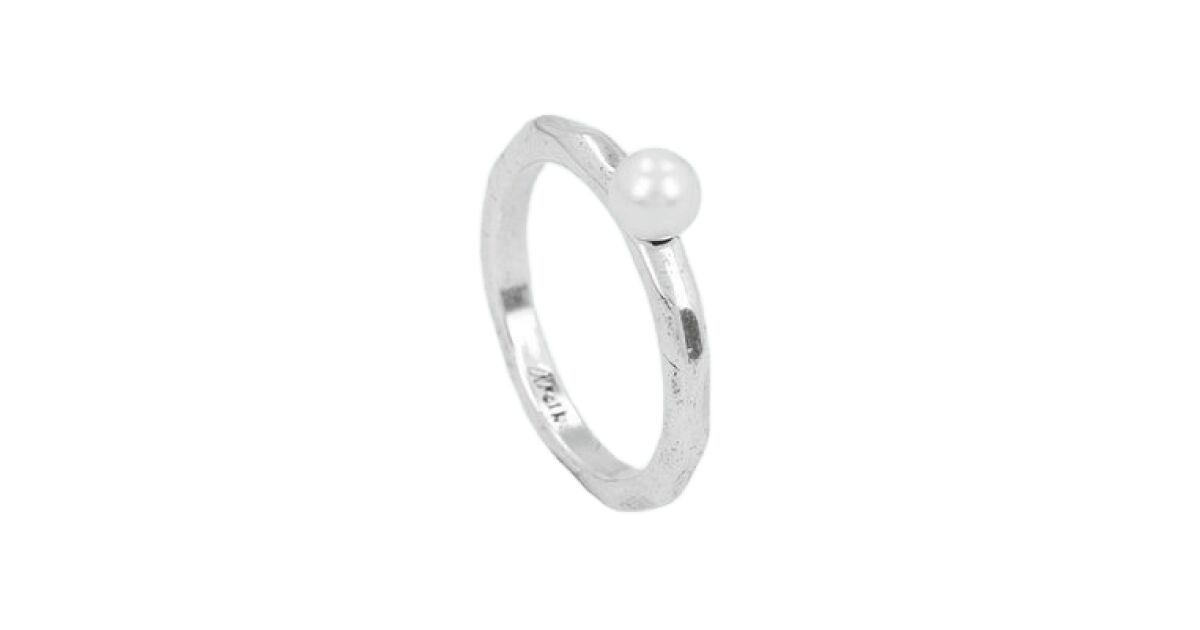 Inel cu perla argint marimea 12 | Pepita.com