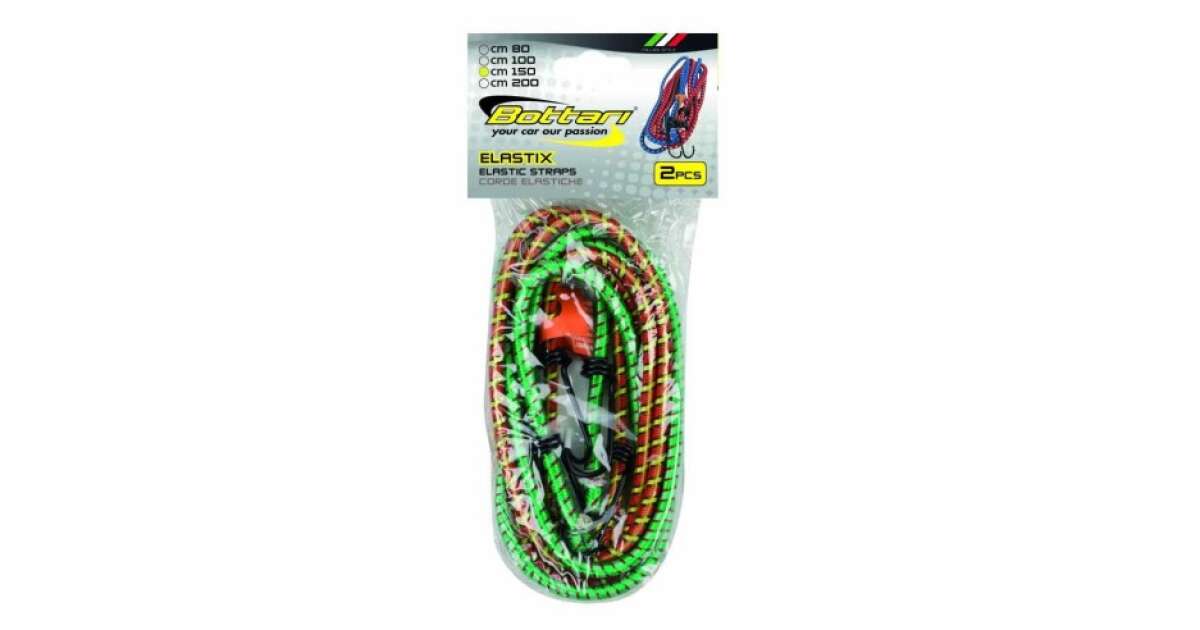 Zestaw 2 gumek z haczykiem Bottari 8MM 150 CM | Pepita.com
