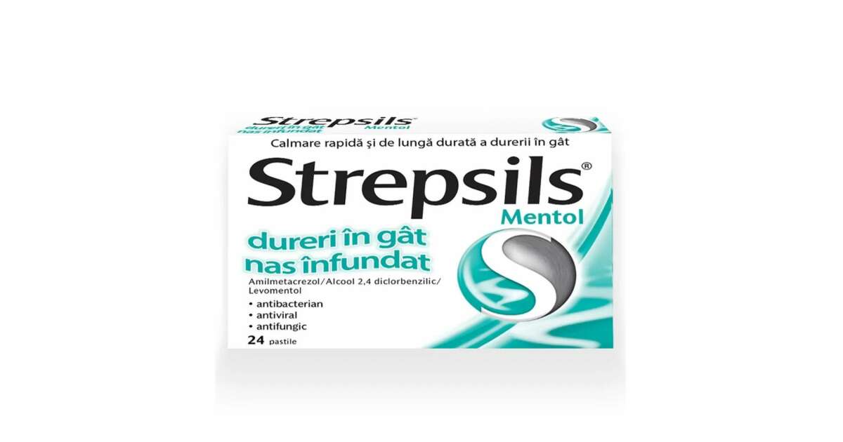 Strepsils Menthol, 24 tabletta, Reckitt Benckiser Healthcare | Pepita.hu