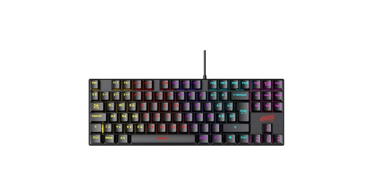 Ventaris Malevik K700-R RGB (Red Switch) HUN Mechanikus gamer ...