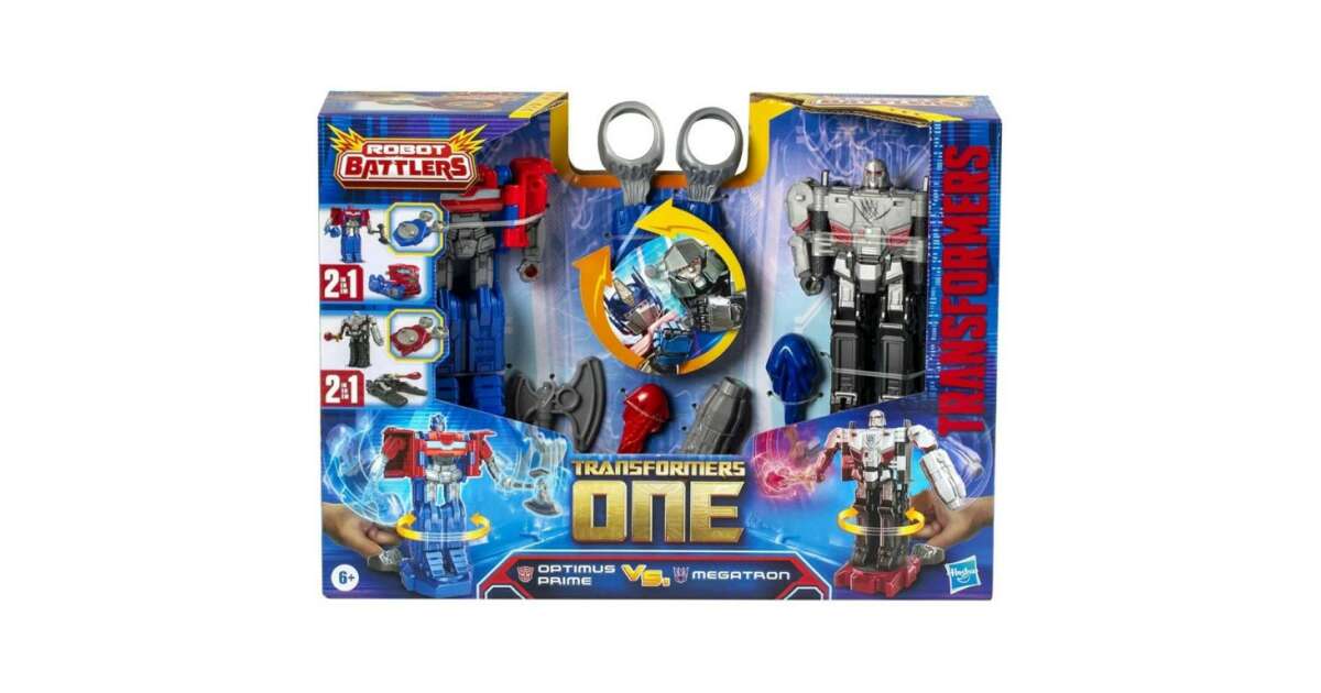 Transformers ONE: Robot Battlers Multipack Optimus Prime vs Megatron ...