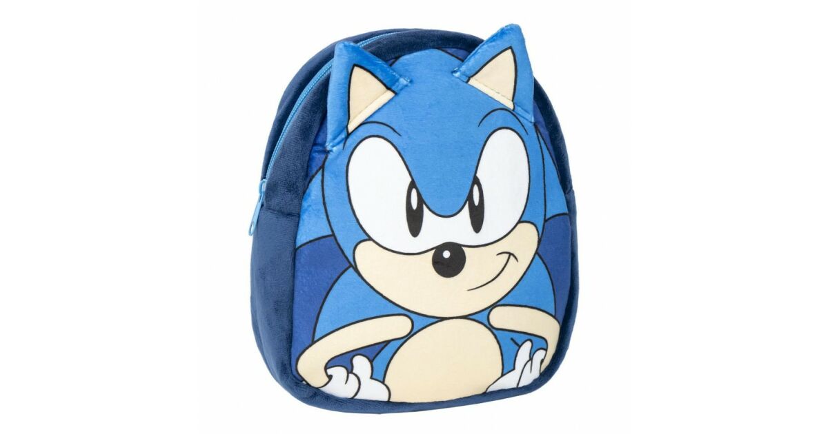 Sonic Preschool Backpack for Kids, Blue, 22cm | Pepita.com