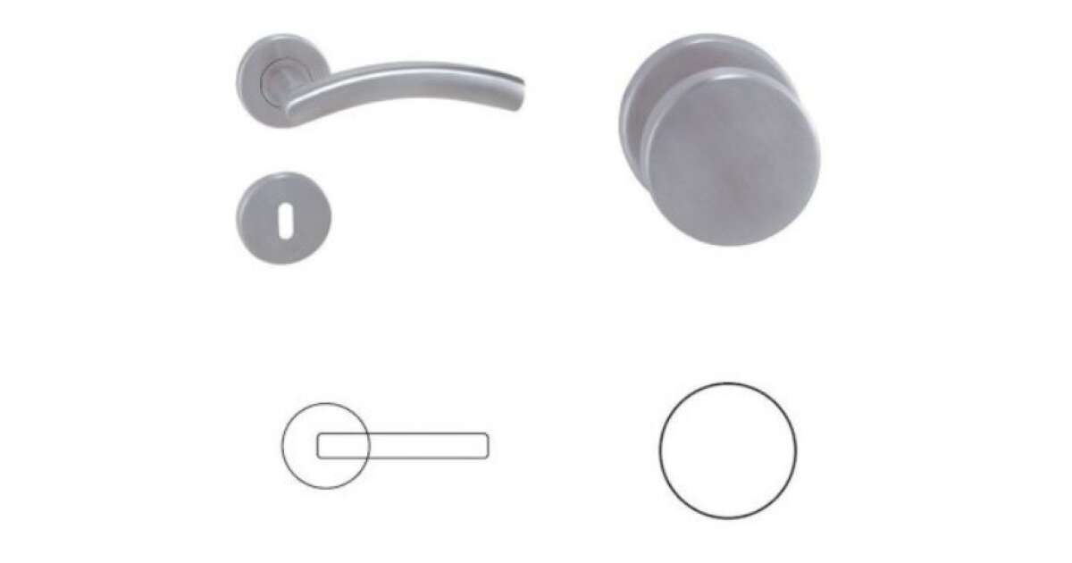 Alex Din Stały sworzeń Okrągły PZ Stal nierdzewna PZ Asymetryczny ...