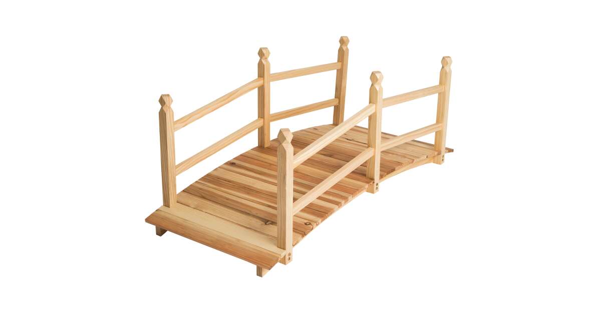 Záhradný mostík drevený 137cm | Pepita.com