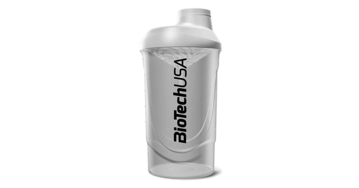 BIOTECH USA Mixing bottle, 600ml, BIOTECH USA Wave Shaker, transparent ...