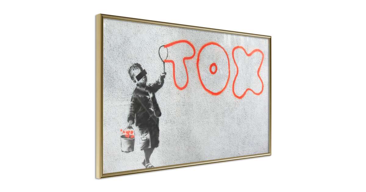 Toxic Graffiti Plakát - Keretes Falikép - 30x20 cm | Pepita.hu