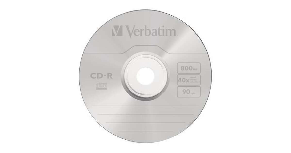 Verbatim CD-R 800MB 40x - 1 db | Pepita.hu
