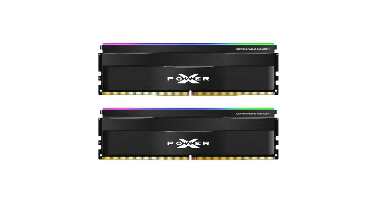 Silicon Power 32GB / 6000 Xpower Zenith Gaming Black RGB DDR5 RAM KIT ...