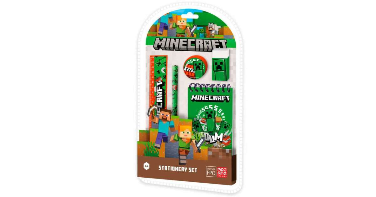 Minecraft Minecraft írószer szett 5 db-os | Pepita.com