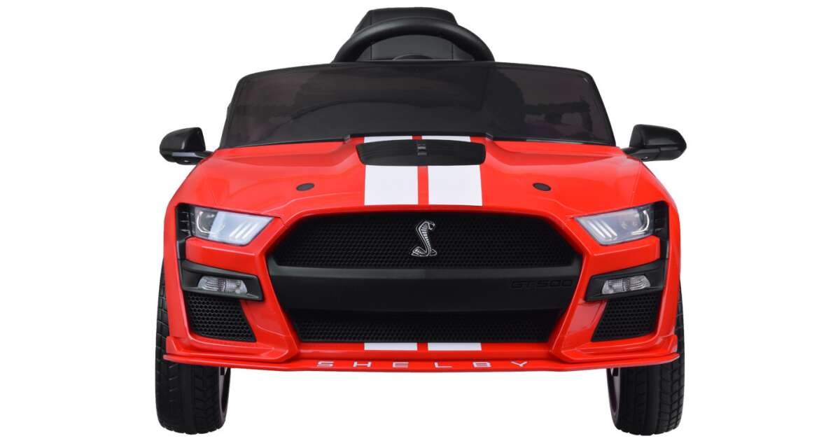 Ford Mustang Shelby GT500 elektromos autó gyerekeknek - piros | Pepita.hu