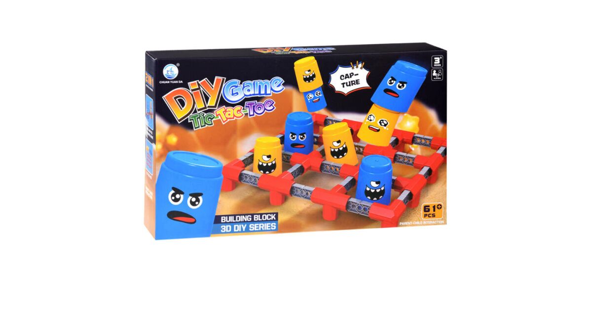 DIY Játék - Tic-Tac-Toe és Gyűrűdobó - Fejlesztő Játék | Pepita.hu