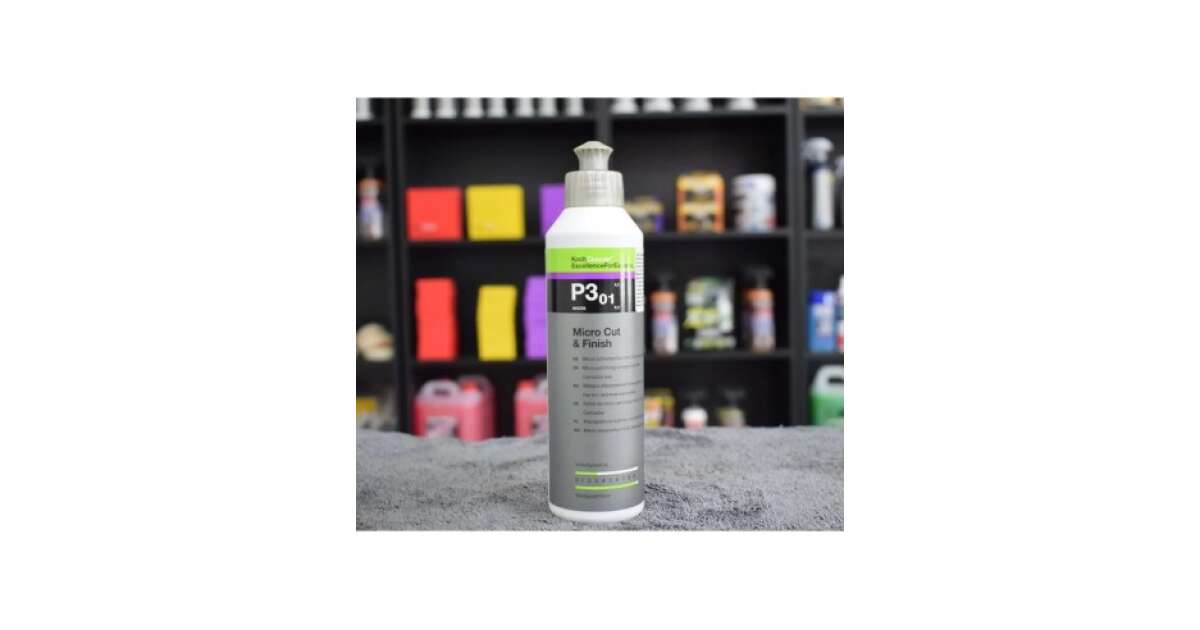 Polírozó paszta karnauba védelemmel P3.01 Micro Cut and Finish, 250 ml ...