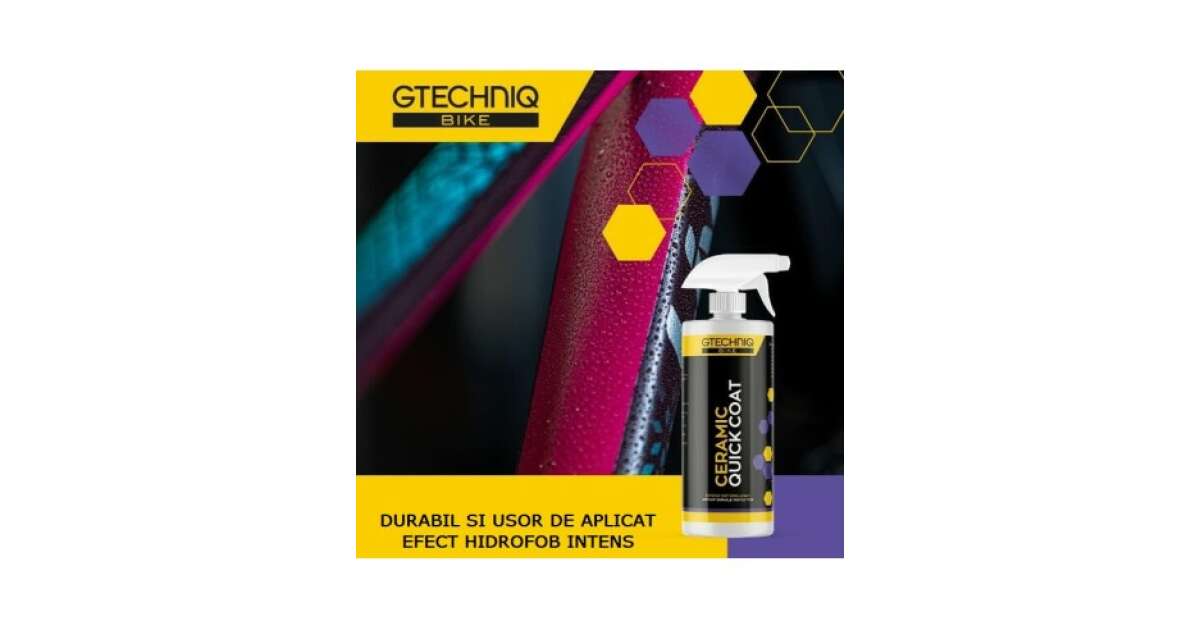 Gtechniq Bike Ceramic Quick Coat Fahrrad-Keramikversiegelung, 500 ml ...
