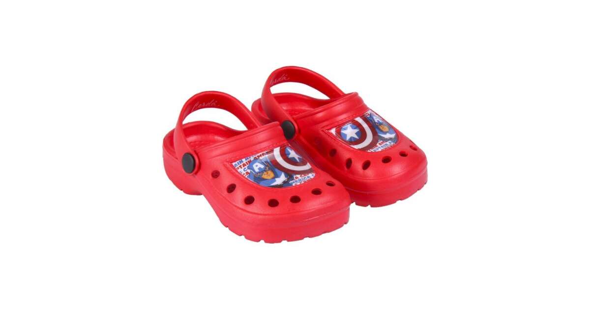Papuci Avengers Clogs Pentru Copii Red, 24-25 | Pepita.com