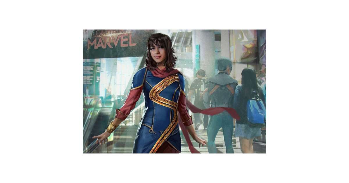 Poster Ms Marvel Concept Art, 61x90cm, poster1134, Zumzeria ® | Pepita.com