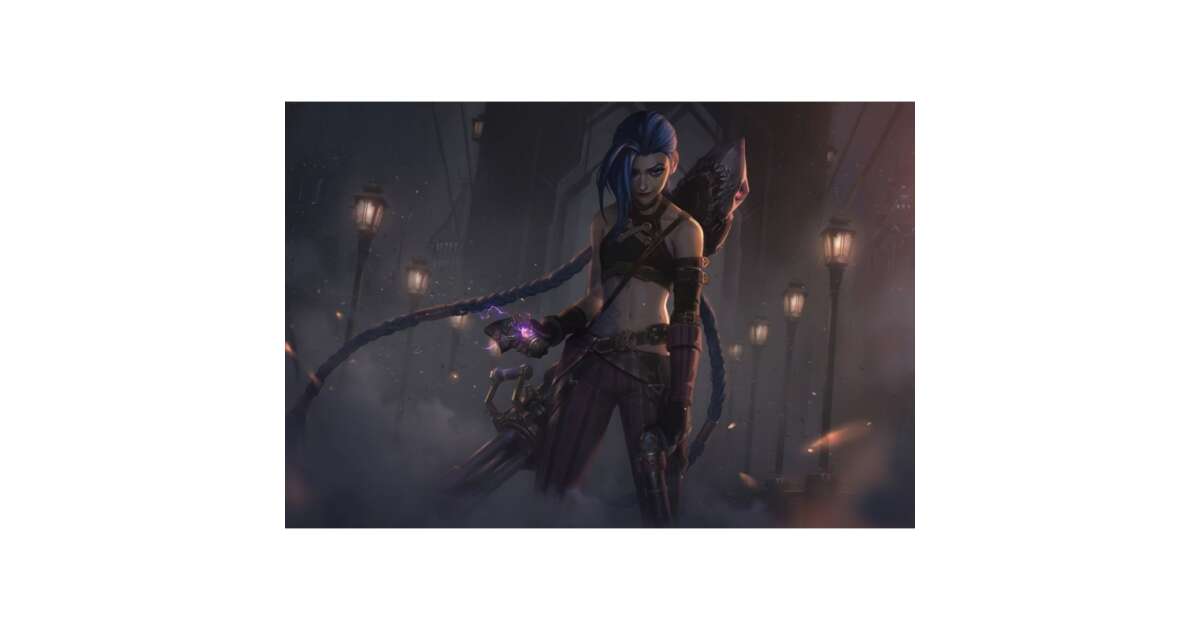 Poster Arcane Jinx Splash Art, 61x90cm, poster2451, Zumzeria ® | Pepita.com