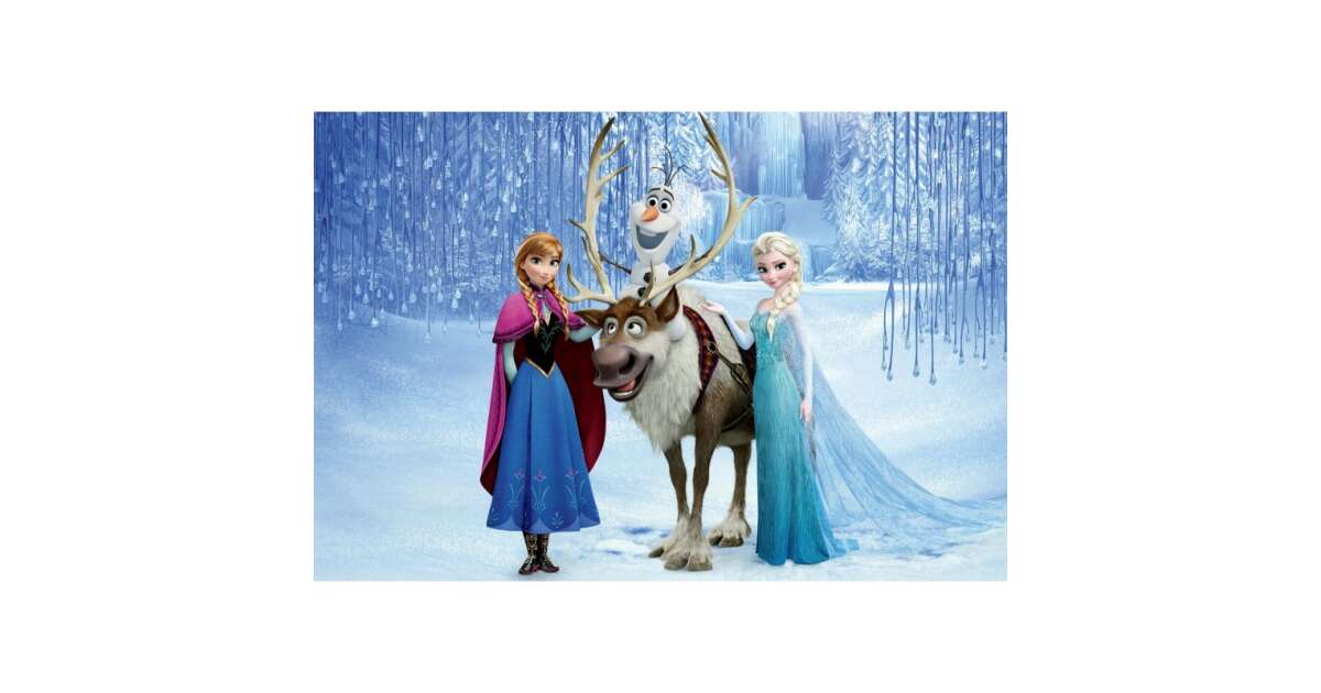 Poster Frozen Elsa & Anna, 61x90cm, poster404, Zumzeria ® | Pepita.com