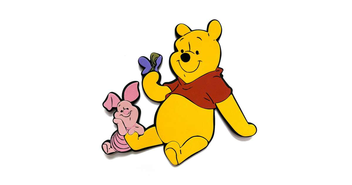 Marko Disney falmatrica dekoráció kicsi - Micimackó és Malacka ...