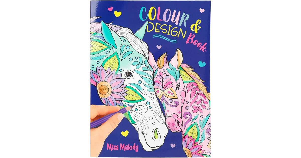 Carte de colorat 40 teme Miss Melody Colour and Design Depesche PT12452 ...