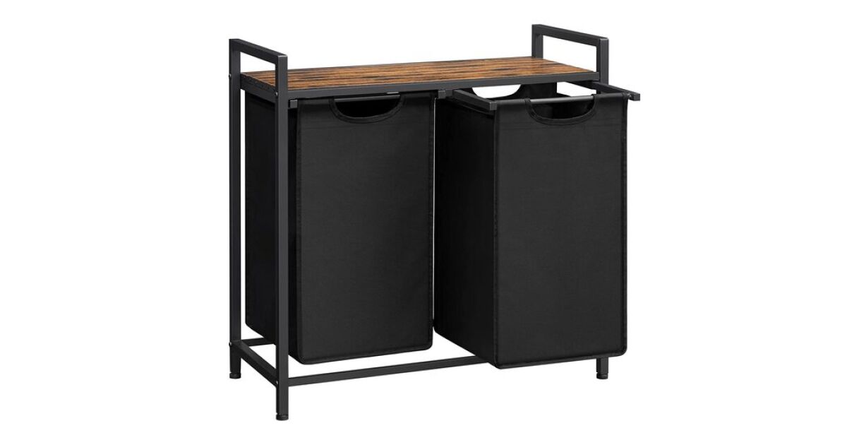 Leobert Fürdőszoba Gardrób - 2 Polc - Barna - 73x33x72 cm | Pepita.hu