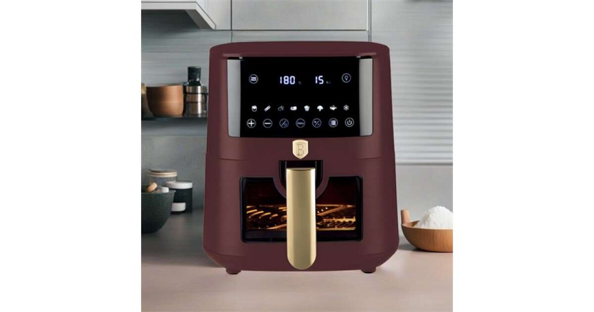 Forró levegő fritőz 8L Berlinger Haus Leonard BH-9606 | Pepita.hu