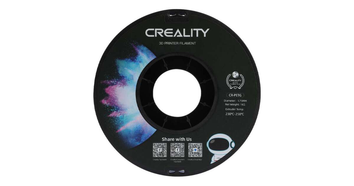 CR-PETG Filament Creality (Transparent blue) | Pepita.hu