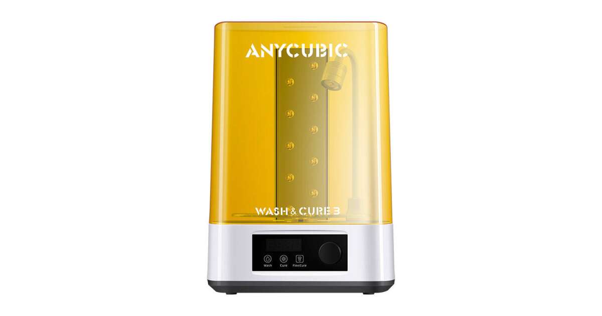 AnyCubic Wash & Cure 3 - Print cleaning and drying device | Pepita.hu