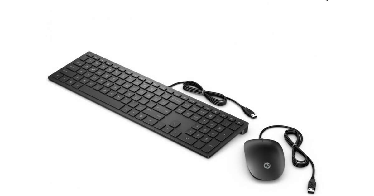 HP Pavilion 400 keyboard and mouse Black ENG | Pepita.hu