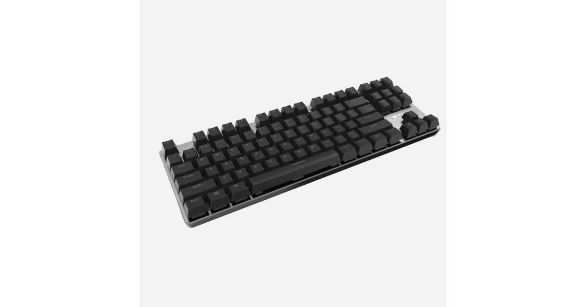 Rapoo V500 Alloy Blue Switch Mechanical Gaming Keyboard Black/Silver ...