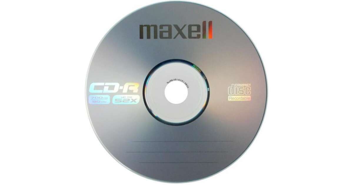 MAXELL CD lemez CD-R80 52x Papír tok | Pepita.hu