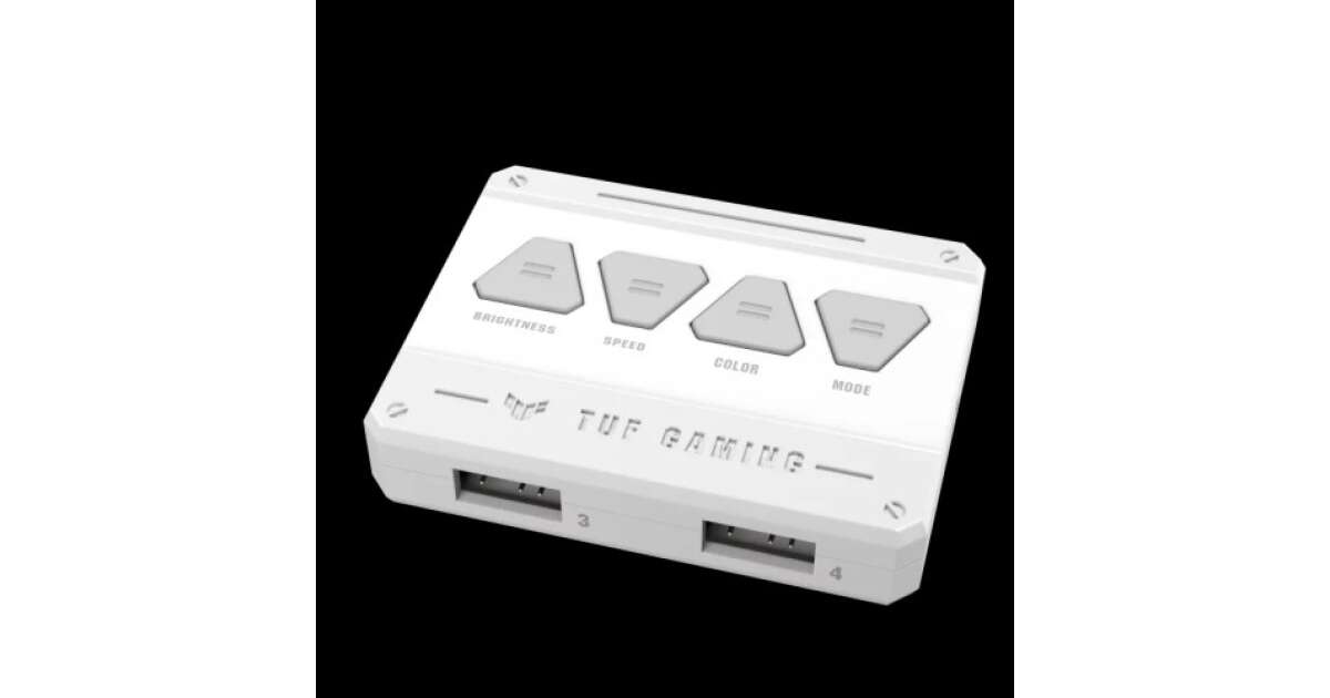 Asus TUF Gaming TF120 ARGB Triple Fan Kit with ARGB Controller White ...