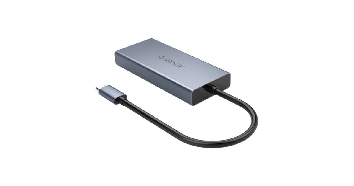 Orico Notebook Dokkoló - MC-U501P-GY/95/ (Bemenet: USB-C, Kimenet: USB ...