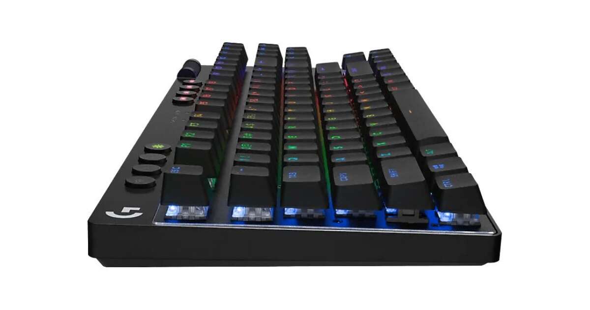 Logitech G Pro X TKL Gaming Keyboard GX Brown Tactile KDA Black US ...