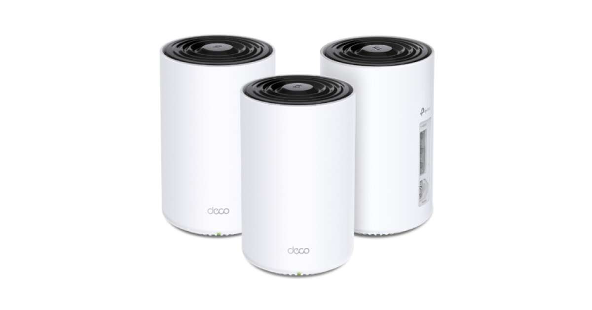 TP-LINK Deco PX50 (3-pack) AX3000+G1500 Whole Home Powerline Mesh Wi-Fi ...