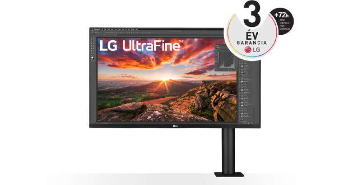 LG UltraFine Ergo 4K UHD Monitor - 32 | Pepita.hu