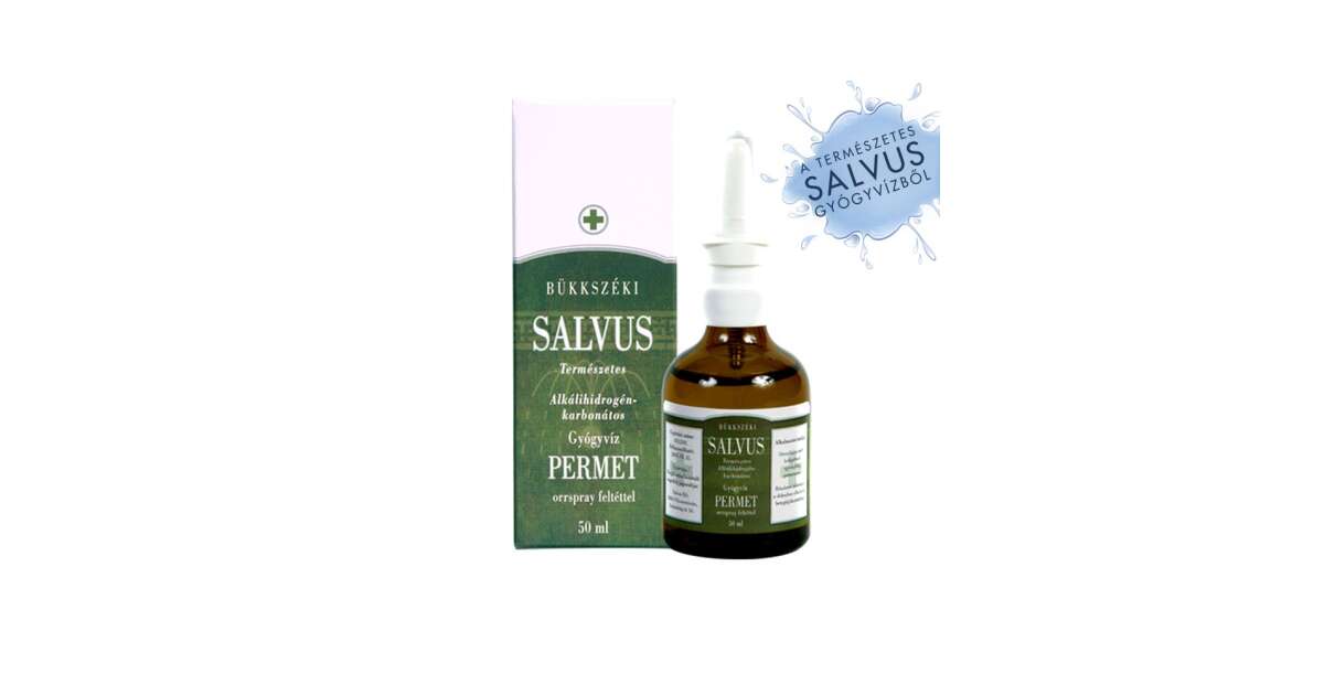 Salvus Gyógyvíz Orrpermet - 50 ml | Pepita.hu