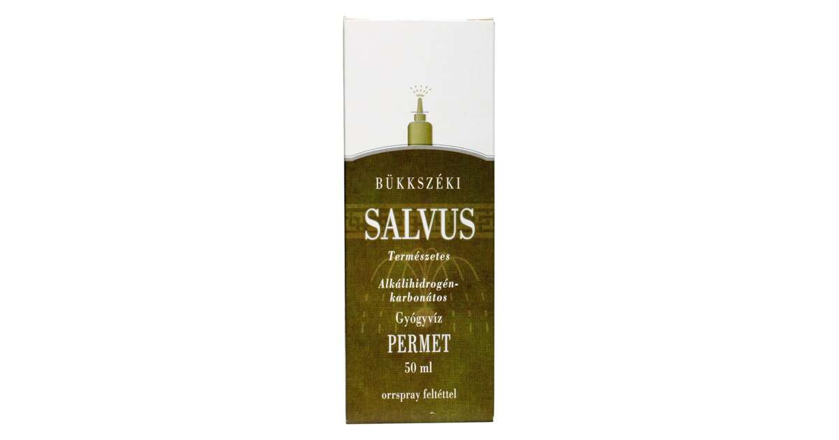 Salvus Gyógyvíz Orrpermet - 50 ml | Pepita.hu