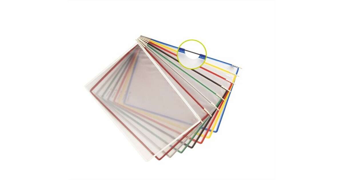 Tarifold A4 acélkeretes fekete bemutatótábla (10 db) | Pepita.hu