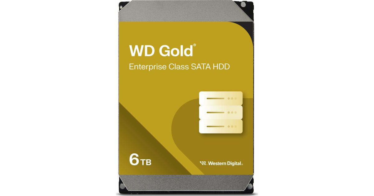 Western Digital Gold Hard Disk - 6TB - SATA III | Pepita.com