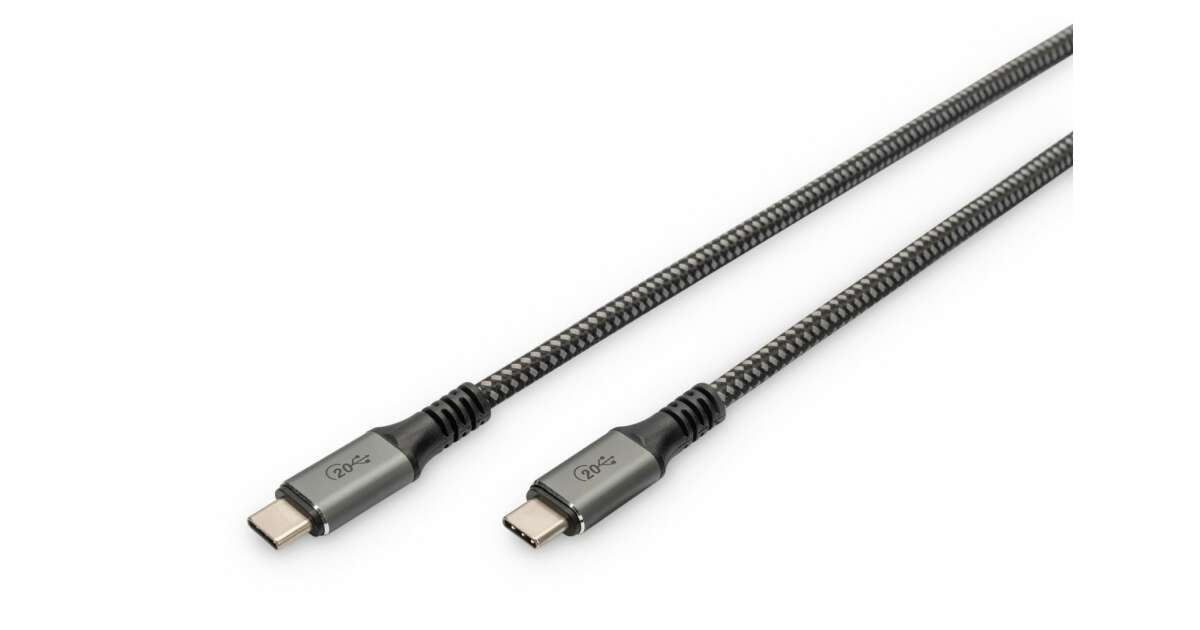 DIGITUS PREMIUM USB 4.0 Cablu de conectare Tip USB C/USB C M/M 20Gbps ...
