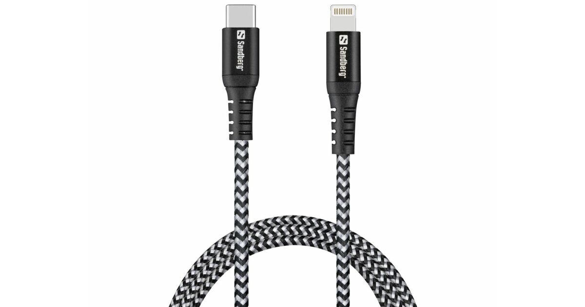 Sandberg Survivor USB-C PD to Lightning 1M | Pepita.com